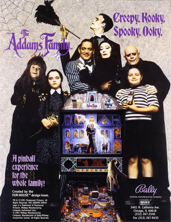 Addams Family Pinball Machine | Pinball Machine Europe